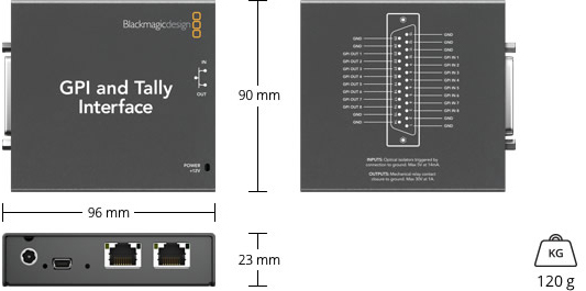 GPI and Tally Interface - 業務用撮影・映像・音響・ドローン専門店 システムファイブ